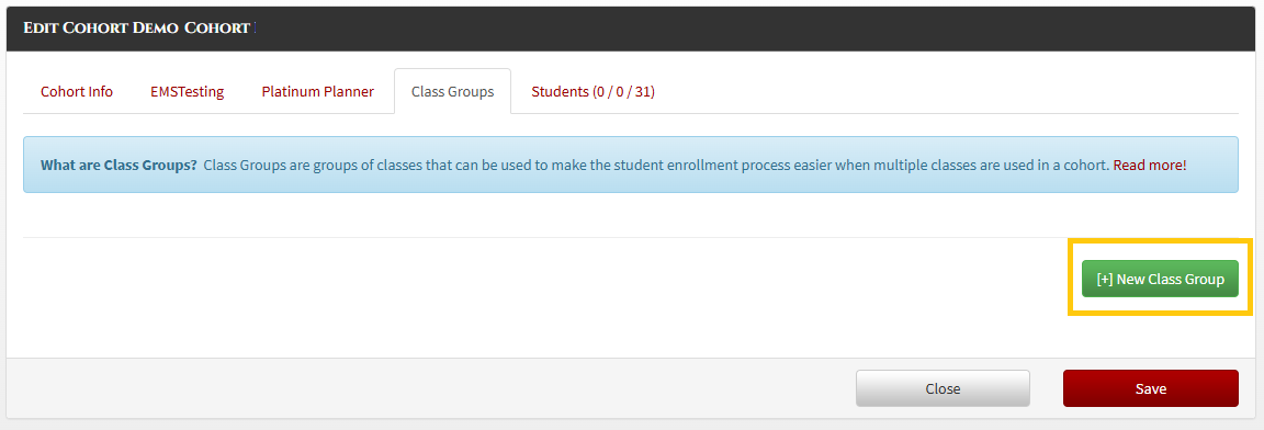 NEW FEATURE: Class Groups and how to add Students to them – Platinum ...